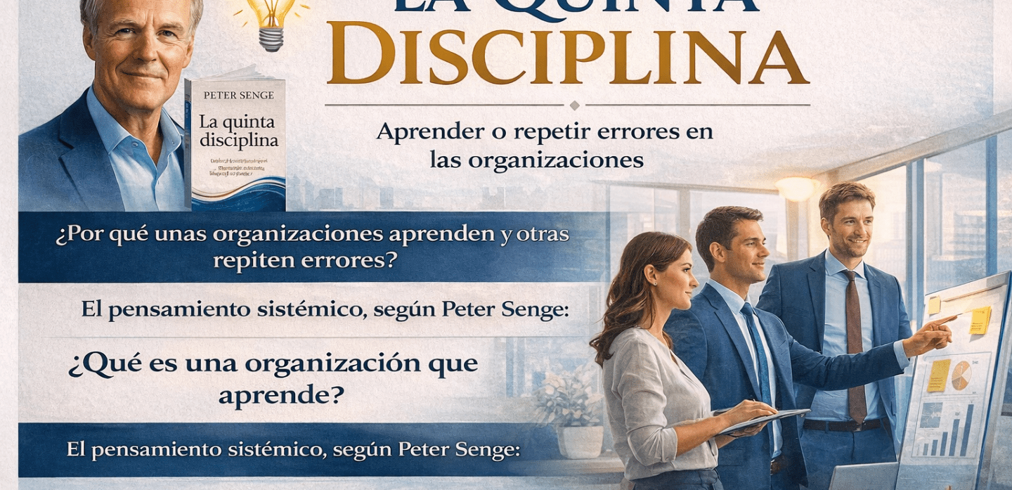La Quinta Disciplina: el libro que explica por qué unas organizaciones aprenden… y otras repiten ...